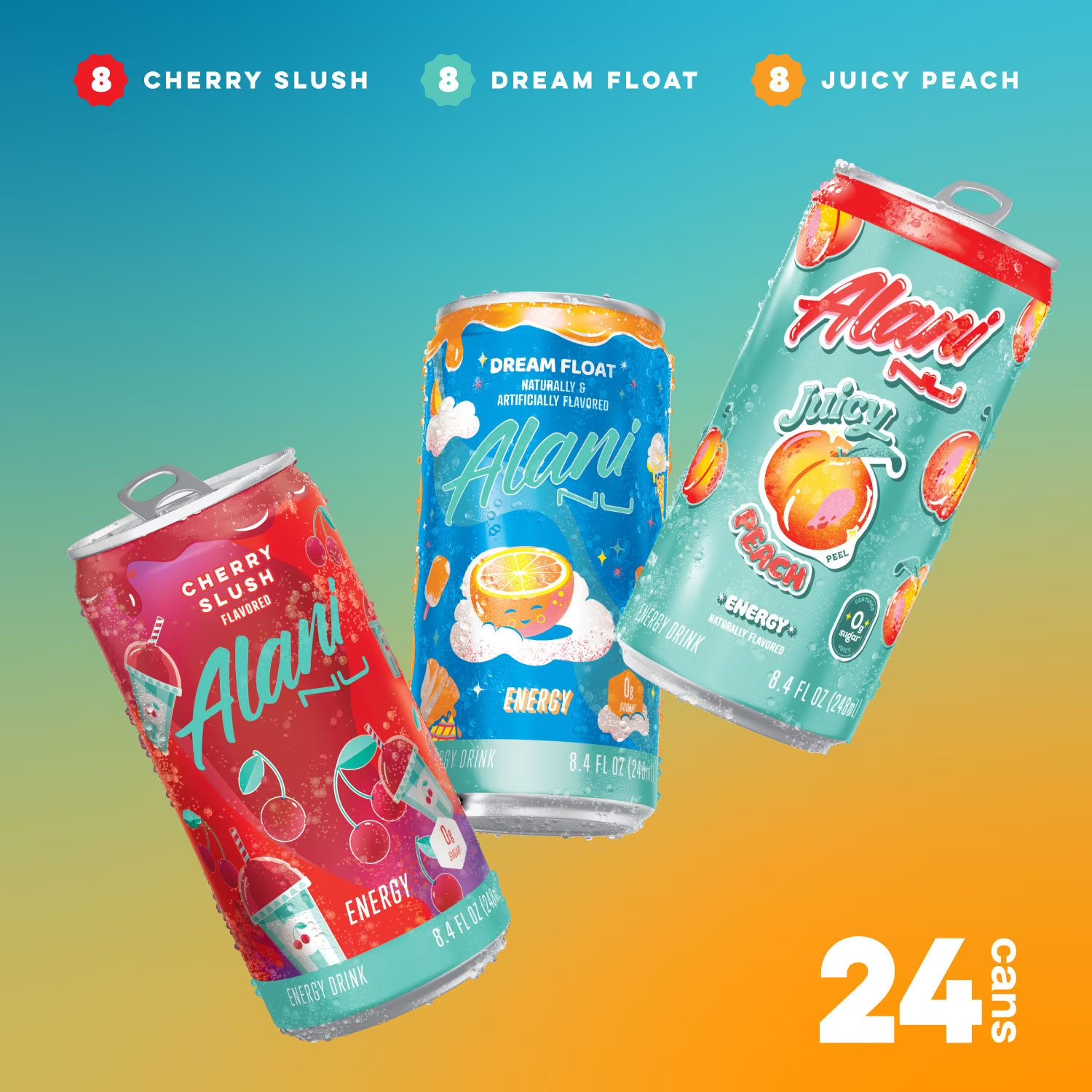 Alani Nu Mini Energy Variety Pack 8.4 fl oz - 24 Can Pack – Mann Nutrition